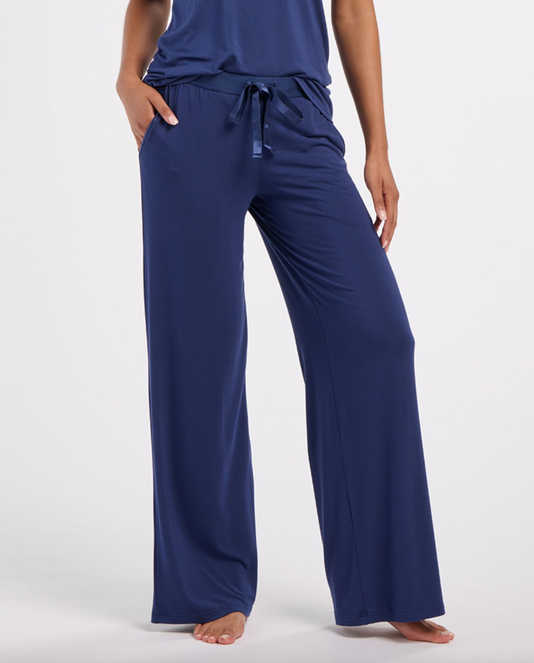 Women's Bamboo Jersey Wide Leg Lounge Pant
