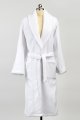 Kashwére Kapua Shawl Collared Robe in White